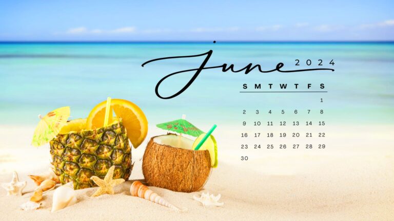 June Calendar 2024 Wallpaper - KoLPaPer - Awesome Free HD Wallpapers