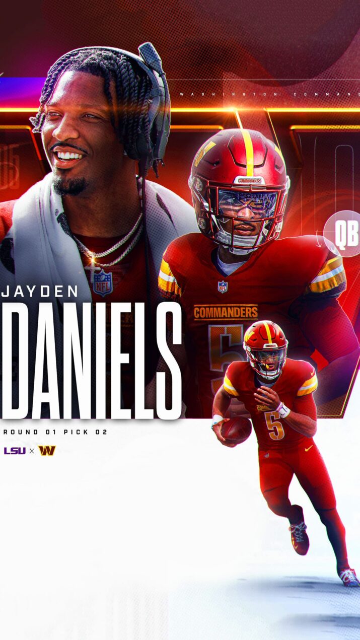 Jayden Daniels Commanders - KoLPaPer - Awesome Free HD Wallpapers